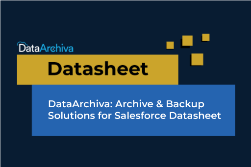 Salesforce Data Security For Archiving And Backup With Dataarchiva